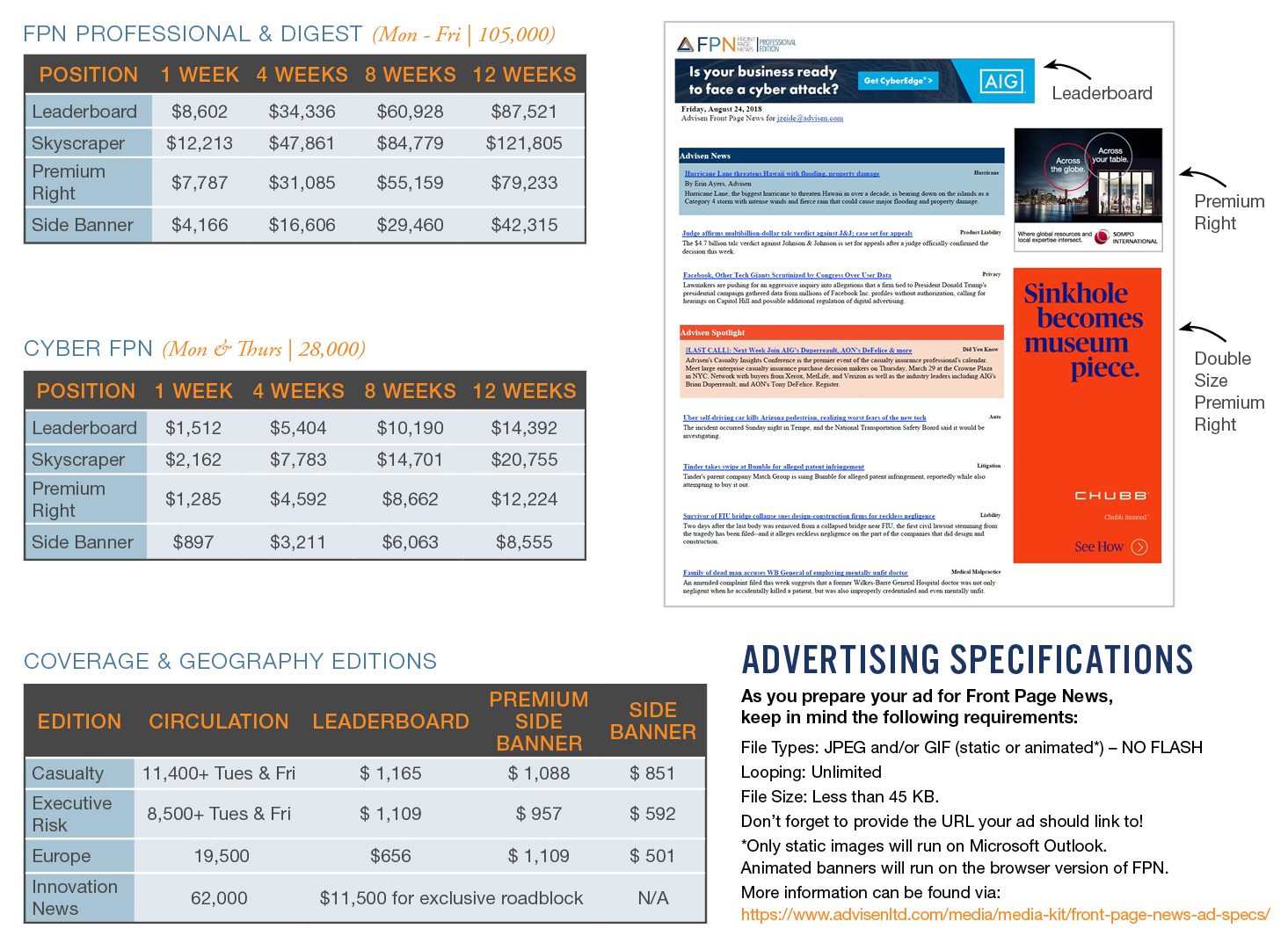 2021 Media Kit - Advisen Ltd.